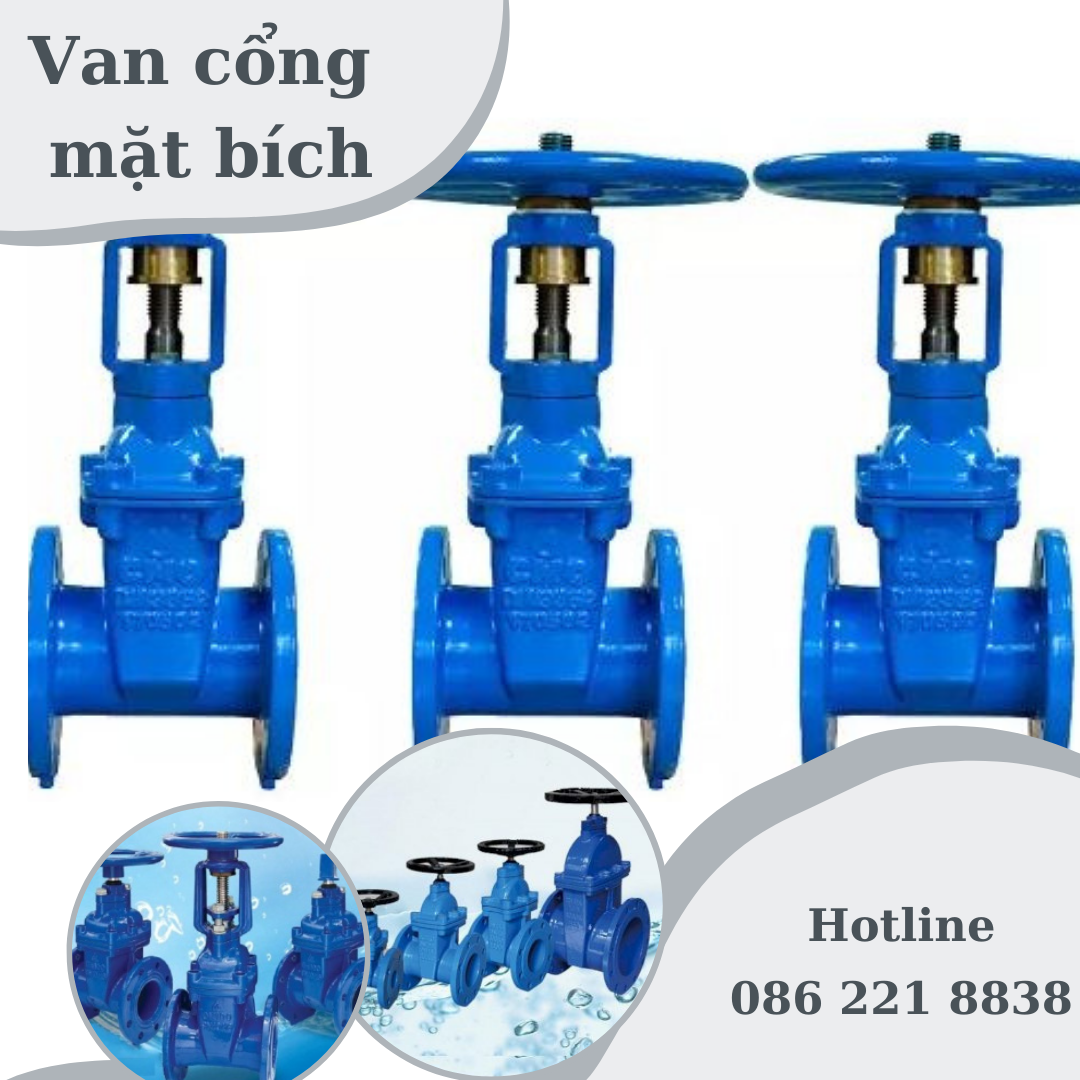 Cấu Tạo Cơ Bản Của Van Cổng Mặt Bích